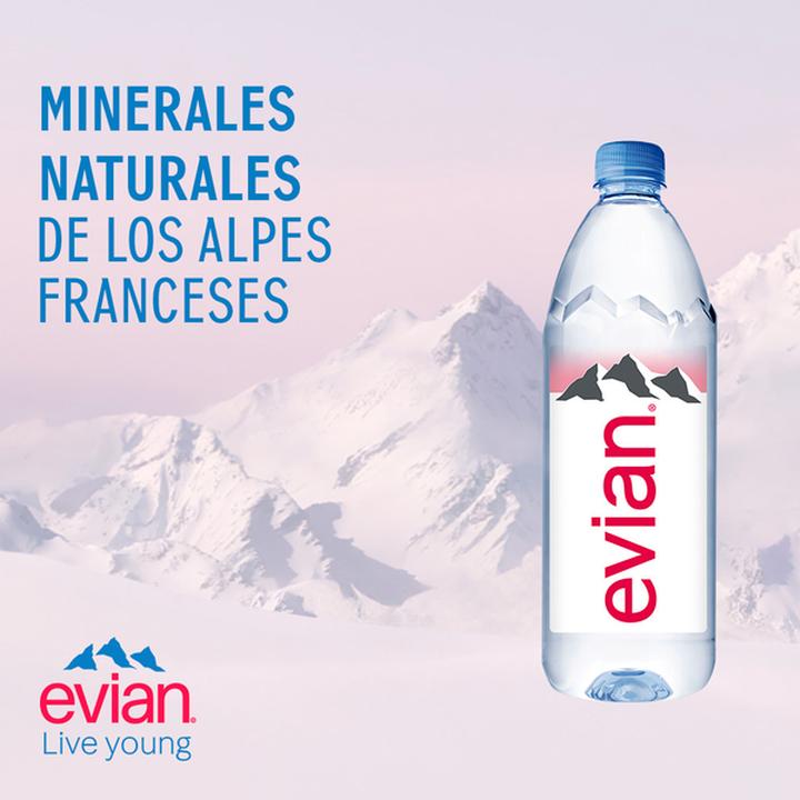 Agua Natural Evian de Manantial 750 ml - H-E-B México