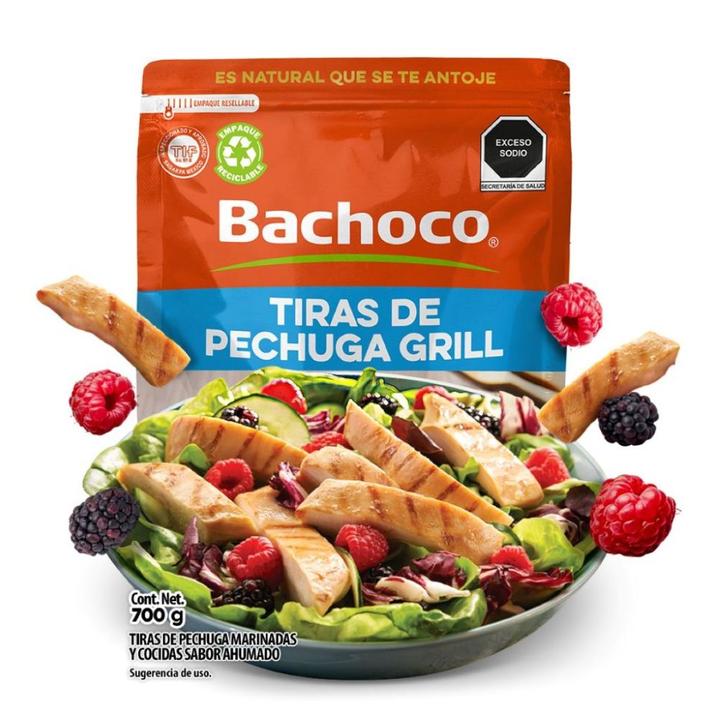 Bachoco Tiras Grill de Pechuga de Pollo 700 g - H-E-B México
