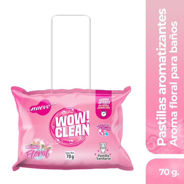 Wow Clean Pastilla Sanitizante Floral 70 g - Mi Tienda del Ahorro
