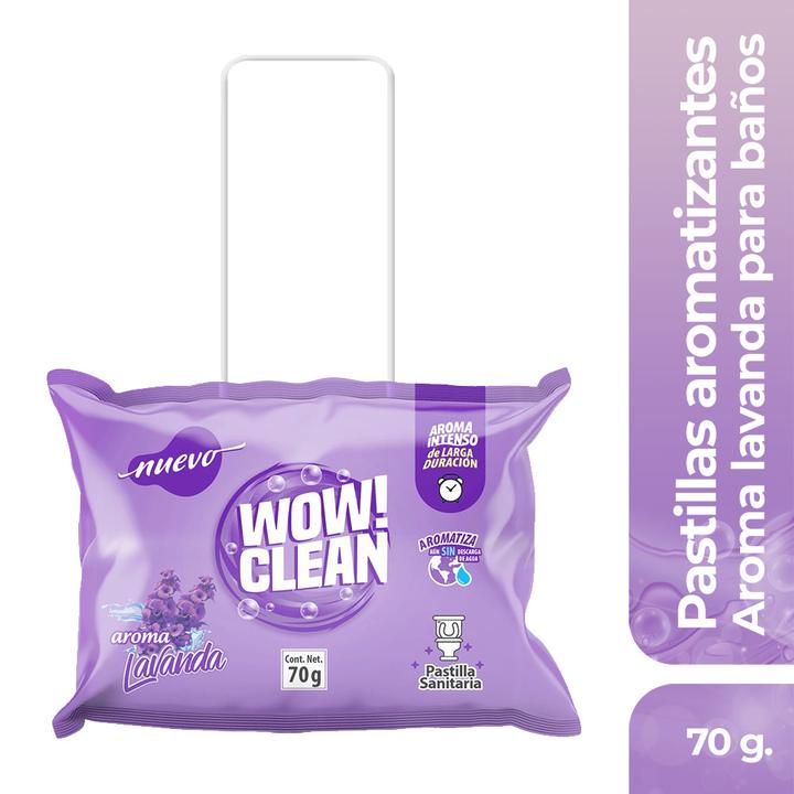 Wow Clean Pastilla Sanitizante Lavanda 70 g - H-E-B México