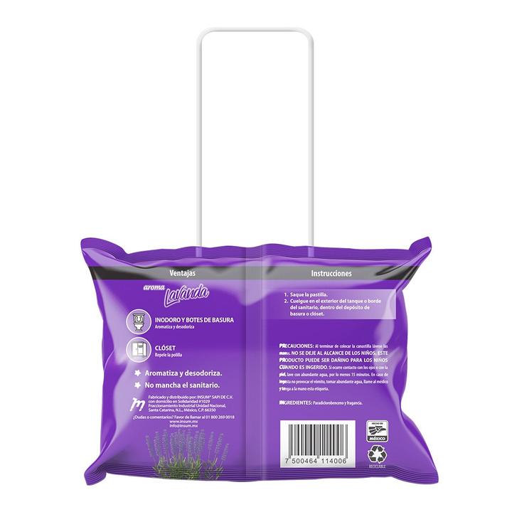 Wow Clean Pastilla Sanitizante Lavanda 70 g - Mi Tienda del Ahorro