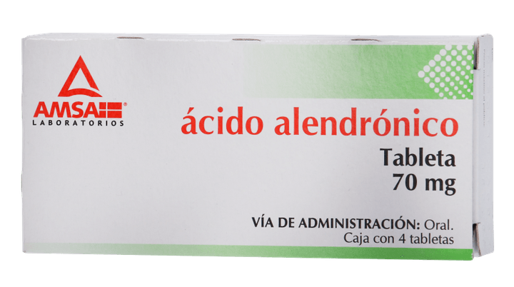 Amsa Acido Alendronico 70mg 4 Tabletas 4 Pz - H-E-B México