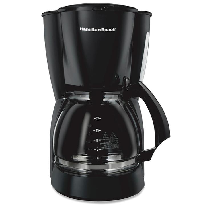 Cafetera Hamilton Beach 12 Tazas con Filtro Reutilizable 900 W Color ...