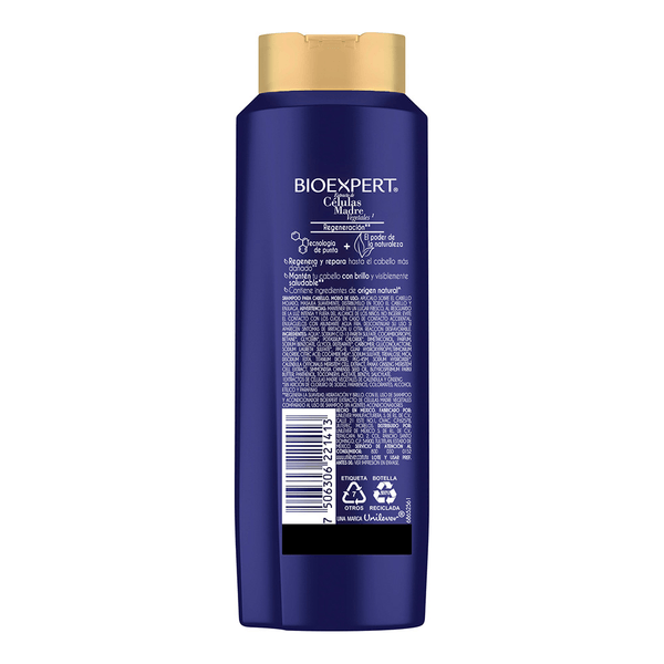 Bioexpert Shampoo Regeneración Células Madre 650 M - H-E-B México