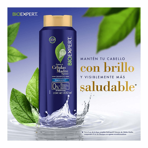 Bioexpert Shampoo Regeneración Células Madre 650 M - H-E-B México