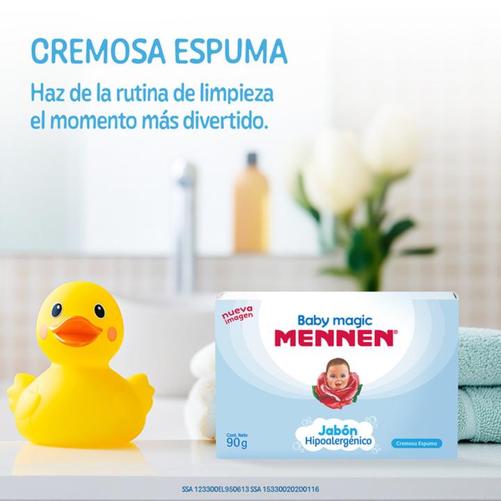 Mennen Jabón Para Bebé Cremoso Espuma 90 g - Mi Tienda del Ahorro