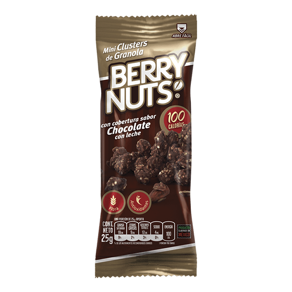 Berry Nuts Bolitas de Granola Sabor Chocolate 25 G - Mi Tienda del Ahorro