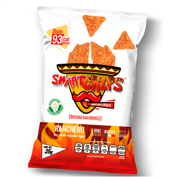 Smart Chips Botana de Maiz Inflado Ranchero 1 Pc - H-E-B México