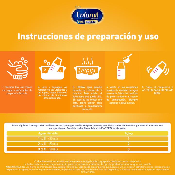 Enfamil Pro Select Fórmula Infantil Etapa 0 a 12 Meses Lata 1.5 kg - H ...