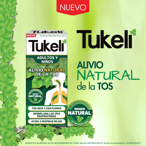 Tukeli Jarabe Para Tos Adultos Y Niños 120 ml - H-E-B México