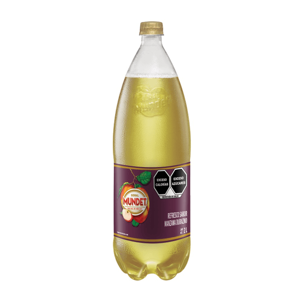 Sidral Mundet Refresco Sabor Manzana Durazno 2 L - H-E-B México