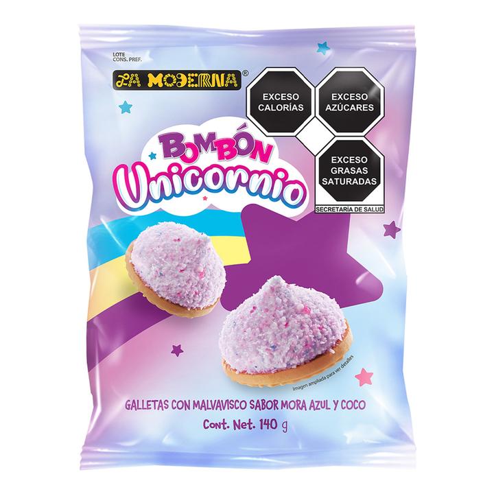 la Moderna Galletas Unicornio Sabor Mora Azul Y Co - Mi Tienda del Ahorro
