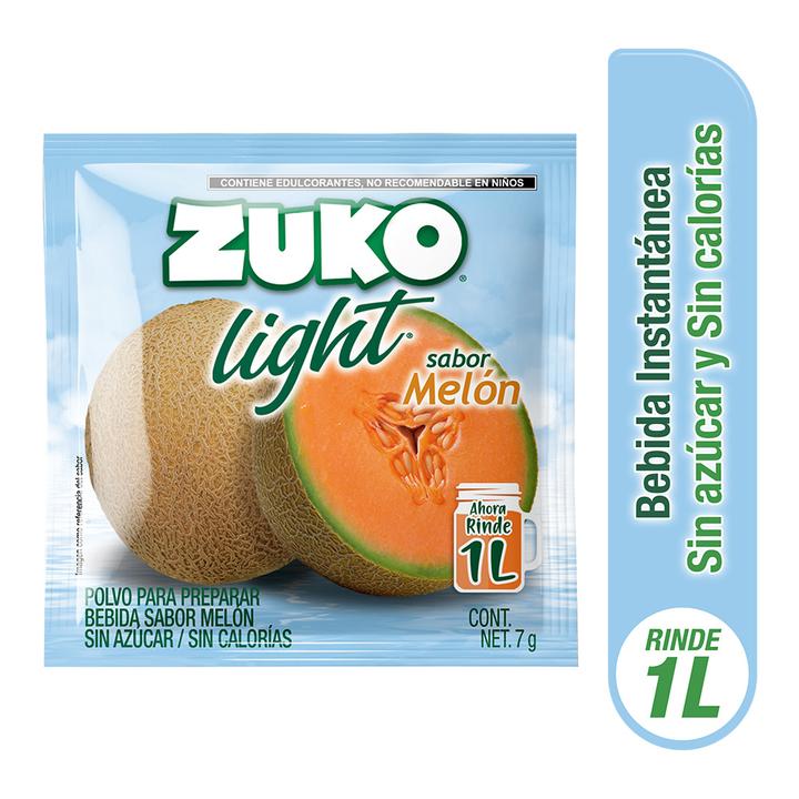 Zuko Polvo Para Preparar Light Sabor Melón 7 g - H-E-B México