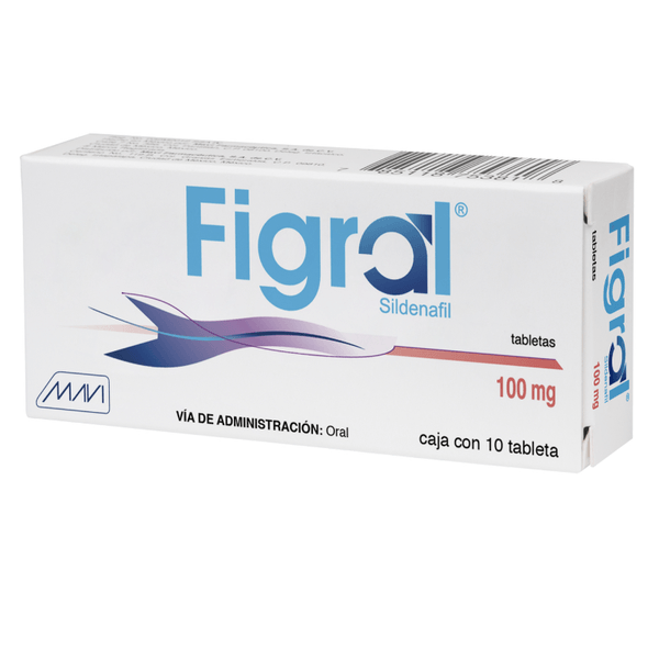 Mavi Figral 100mg 10 Tab Sildenafil Gen 10 Pz - H-E-B México