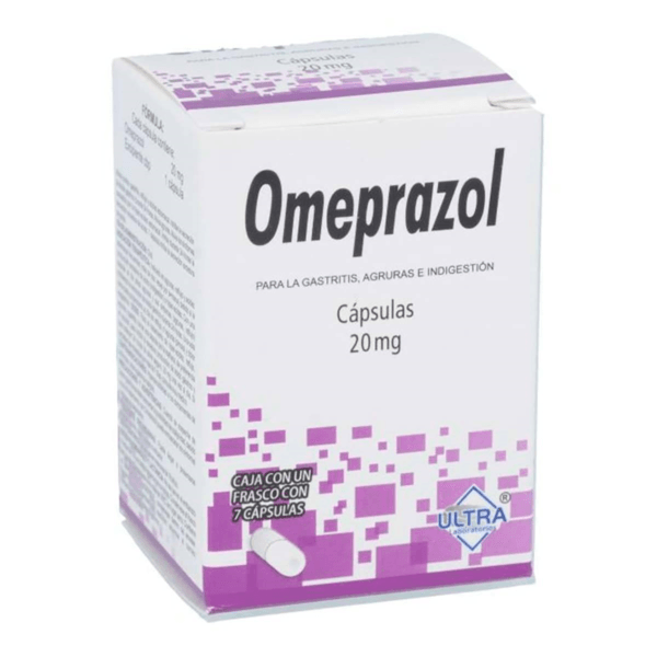 Ultra Lab Omeprazol 20mg 7 Cap Gen 7 Pz - H-E-B México