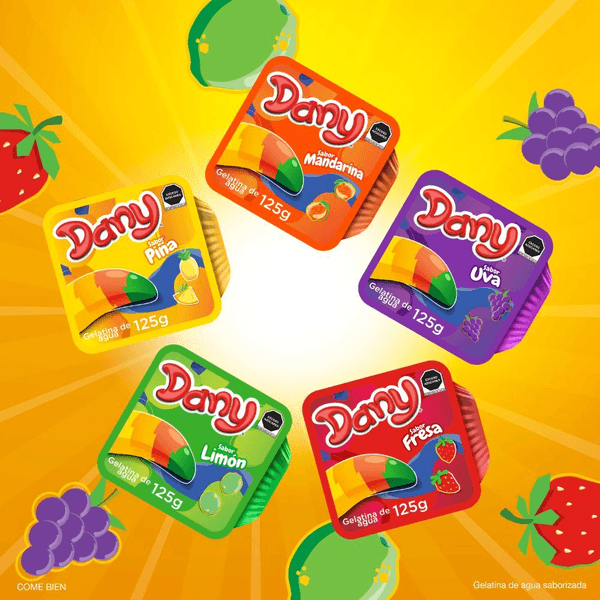 Dany Gelatina Sabor Piña 125 g - H-E-B México