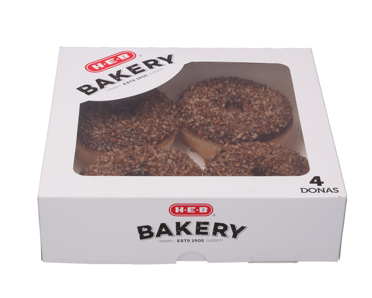 HEB Dona Chocolate con Nuez 4 Pz 1 Pc - H-E-B México