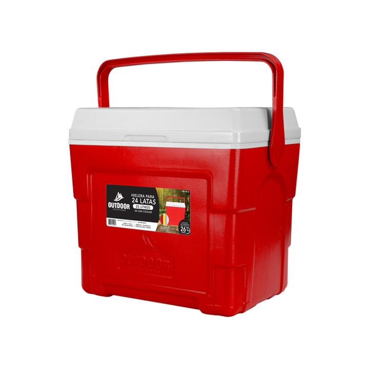 Outdoor Solutions Hielera 21 Qts 20 Lts Roja 1 pz - H-E-B México
