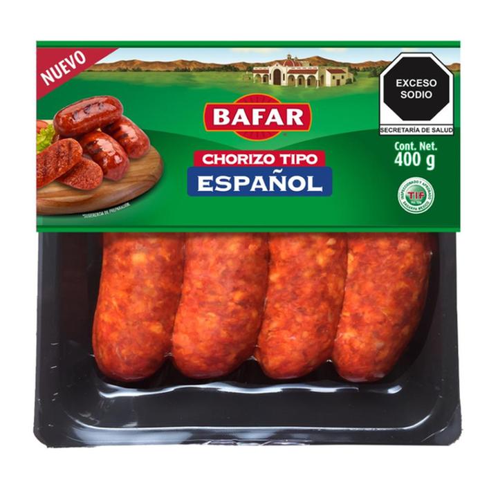 Bafar Chorizo tipo Español 400 g - H-E-B México