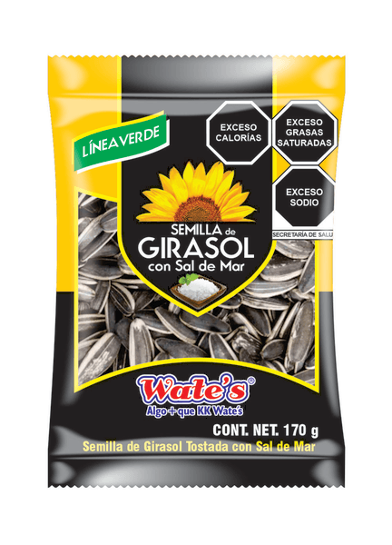 Wates Semilla de Girasol Sal de Mar 170 G. 170 g - H-E-B México