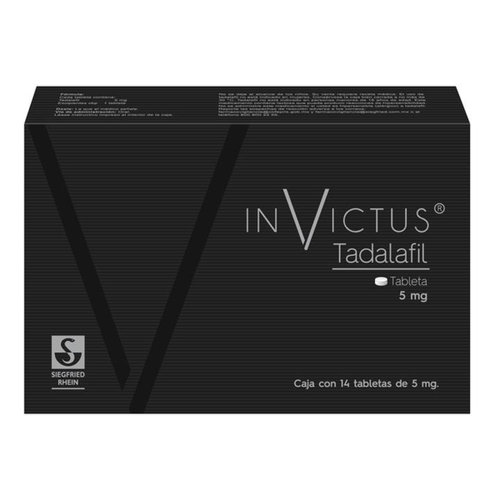 Invictus Tadalafil 5 mg 14 Tabletas - H-E-B México