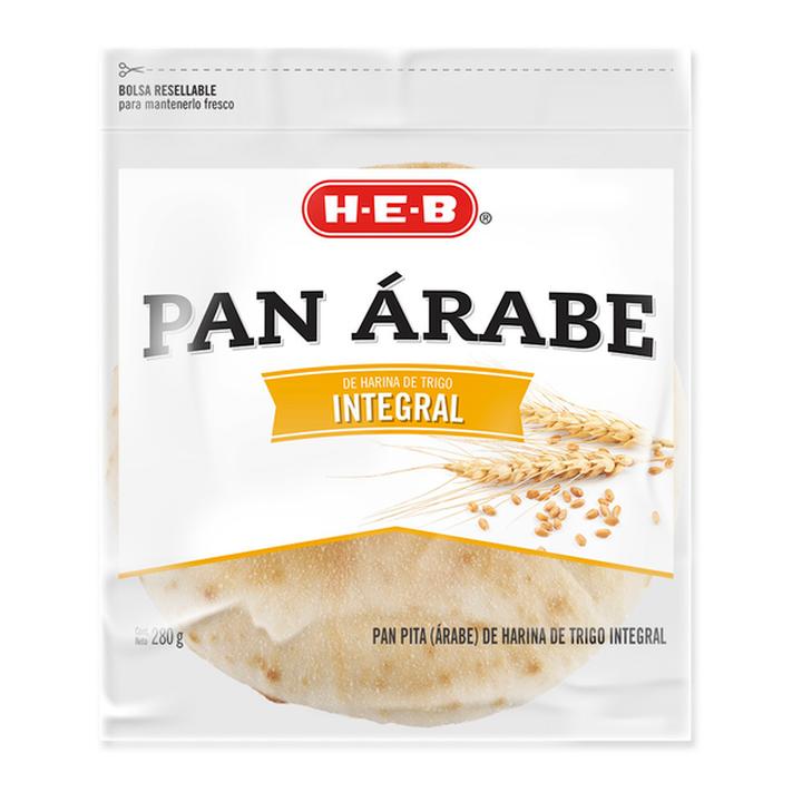 HEB Pan Arabe Integral 280 g - H-E-B México