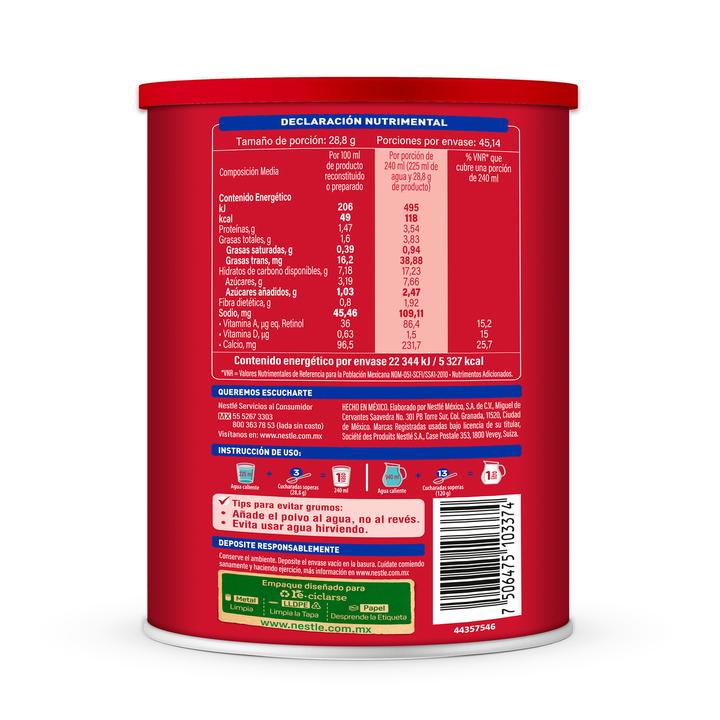 Carnation Leche Evaporada en Polvo 1300 g - H-E-B México