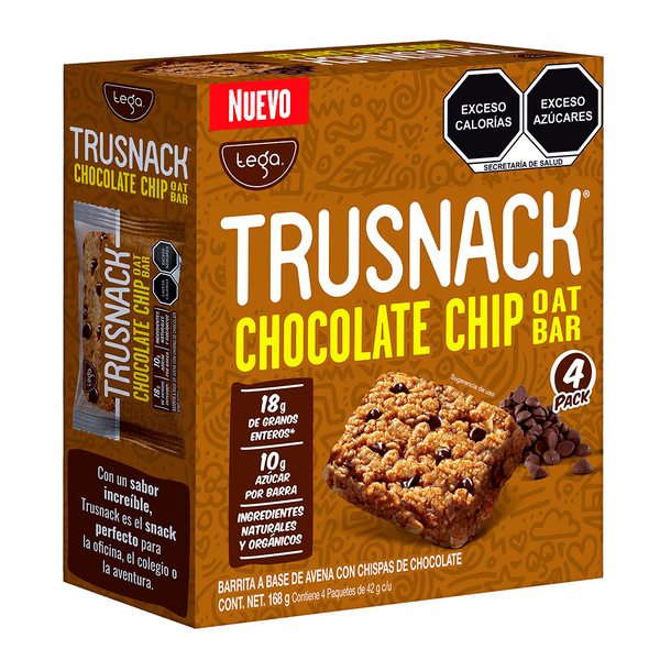 Trusnack Oats Barritas de Avena con Chispas de Cho - H-E-B México