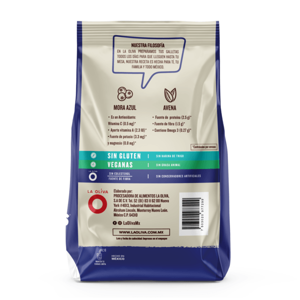 la Oliva Galletas de Avena Atoms Blueberry 48 g - H-E-B México