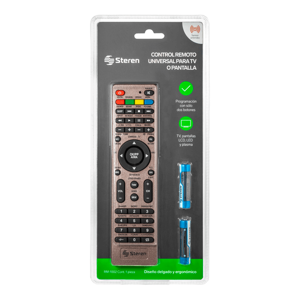 Steren Control Remoto Universal Rm-1002rs 1 Pz - H-E-B México