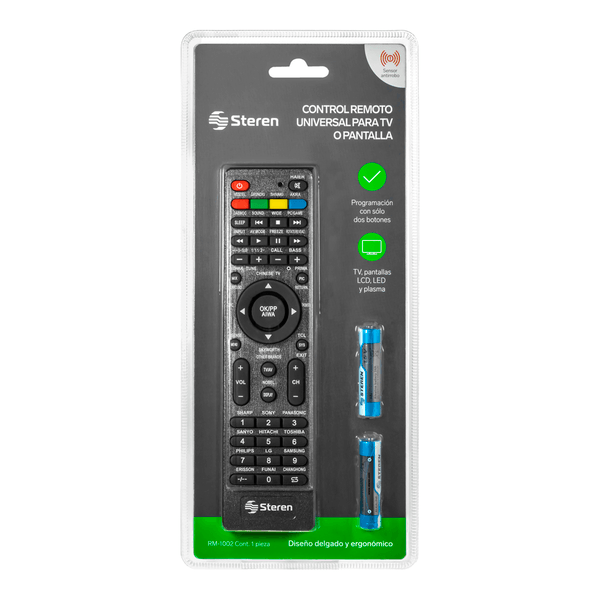 Steren Control Remoto Universal Rm-1002rs 1 Pz - H-E-B México