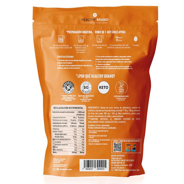 Healthy Brand Keto Mix Harina Hot Cakes Keto 300 G H E B Mexico