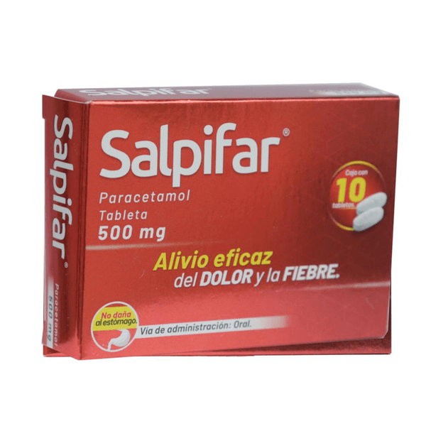 Salpifar Analgesico 500 Mg con 10 pz - H-E-B México
