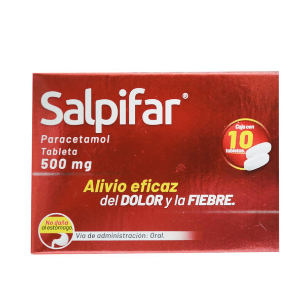 Salpifar Analgesico 500 Mg con 10 pz - H-E-B México