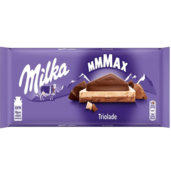 Milka Barra de Chocolate Triolade 1 pz - H-E-B México