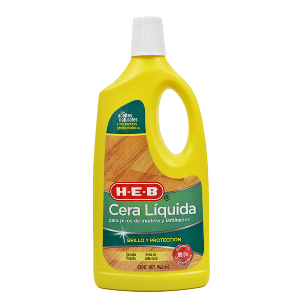 Cera Líquida Pisos Madera Y Laminados 946 Ml - H-E-B México