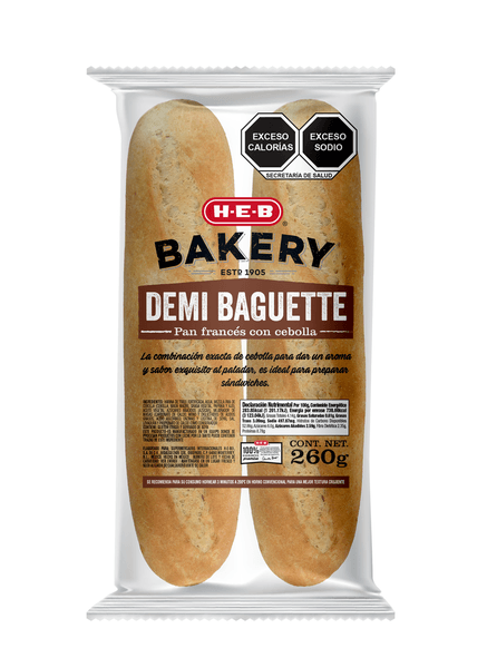 HEB BAKERY Media Baguette de Cebolla - H-E-B México