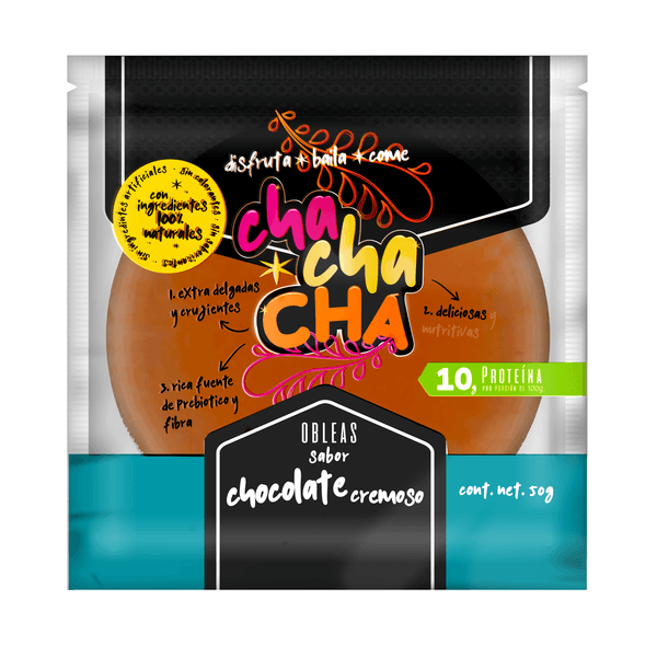 Cha Cha Cha Obleas de Amaranto Sabor Chocolate Cre - H-E-B México