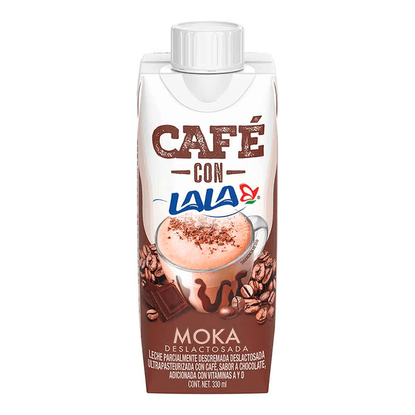 Lala Café con Leche Deslactosado Chocolate 330 Ml - H-E-B México
