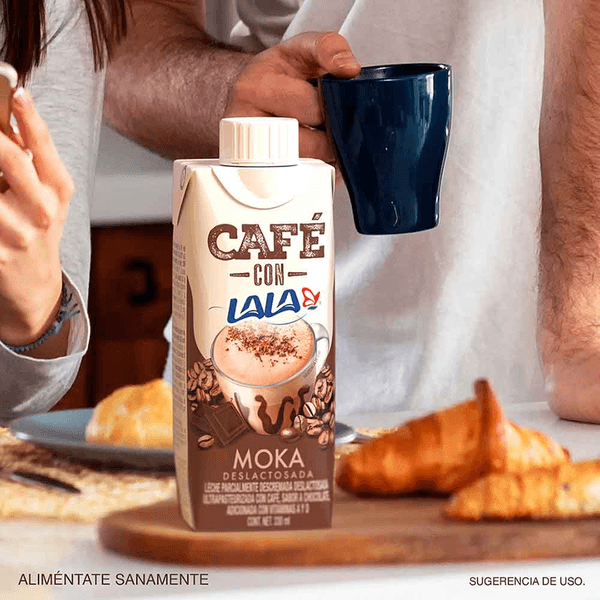 Lala Café con Leche Deslactosado Chocolate 330 Ml - H-E-B México