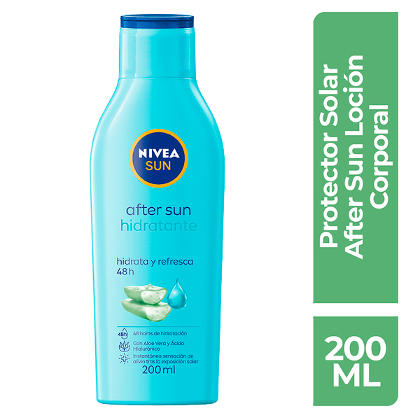 NIVEA SUN Crema Hidratante After Sun 48h Aloe Vera 200 ml - H-E-B México