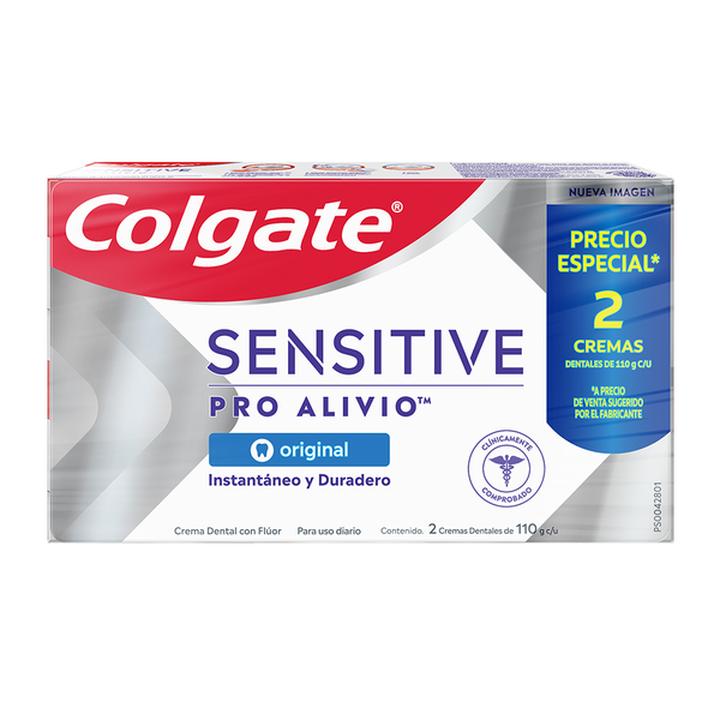 Pasta Dental Colgate Sensitive Pro Alivio Inmediato Original 2x110 g ...