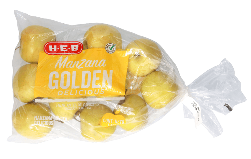 HEB Manzana Golden Importada en Bolsa 1.36 kg - H-E-B México