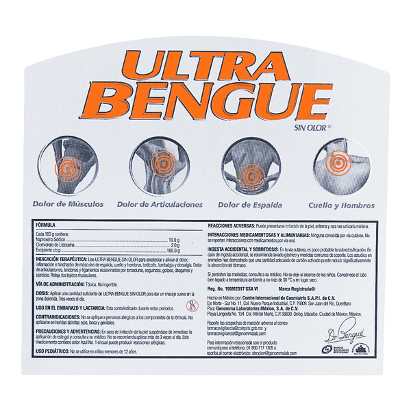 Ultra Bengue Gel Analgesico Alivia Dolor 35 g - Mi Tienda del Ahorro