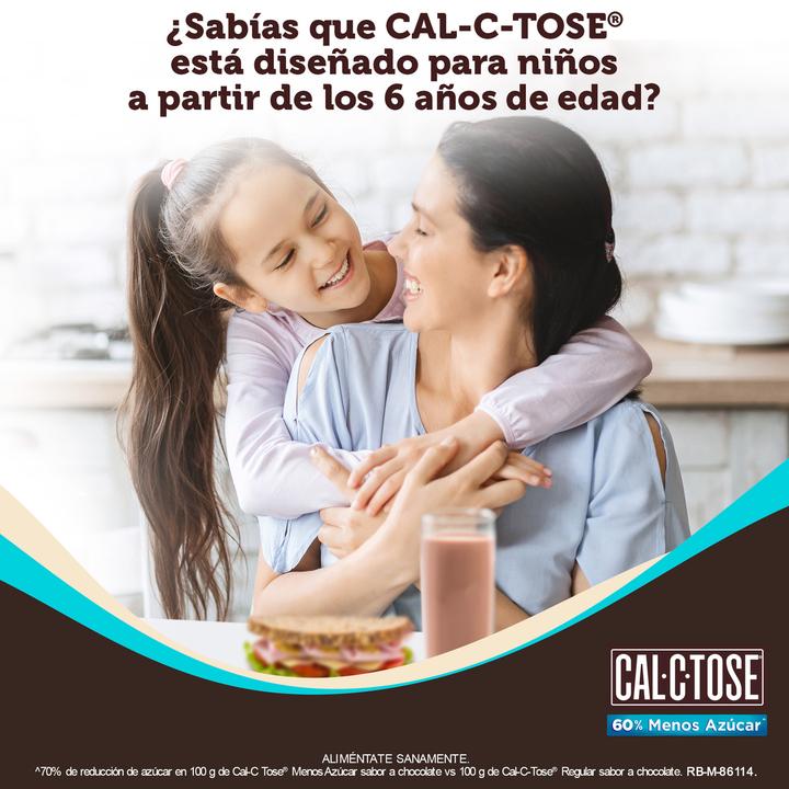 Cal C Tose Chocolate en Polvo 60% Menos Azúcar 440 g - H-E-B México