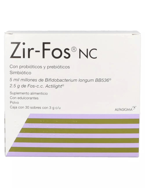 Alfasigma Zir-Fos Nc 30 Sobres 3g Sup Alim Polvo 1 - H-E-B México