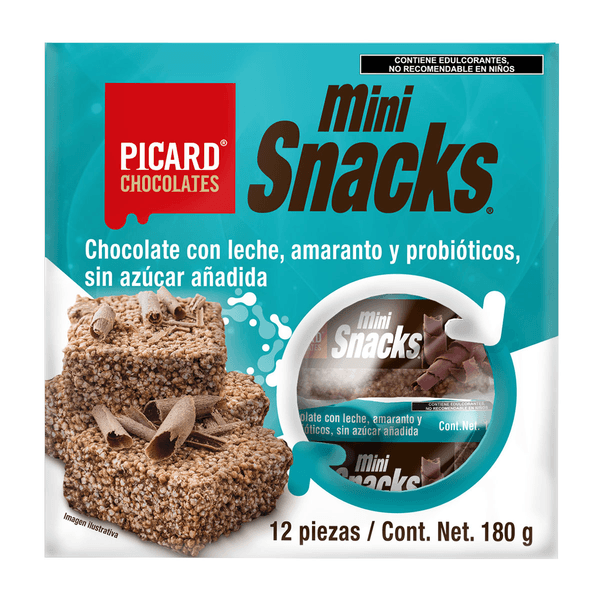 Picard Minisnacks Barras de Amaranto con Chocolate - H-E-B México