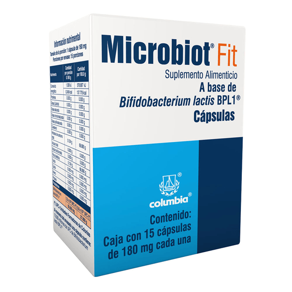Columbia Microbiot Fit 15 Caps Suplemento Alimenti - H-E-B México