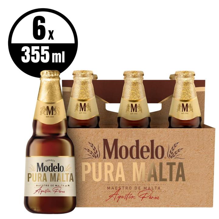 Modelo Cerveza Six Pack Pura Malta Nr 355 Ml - H-E-B México
