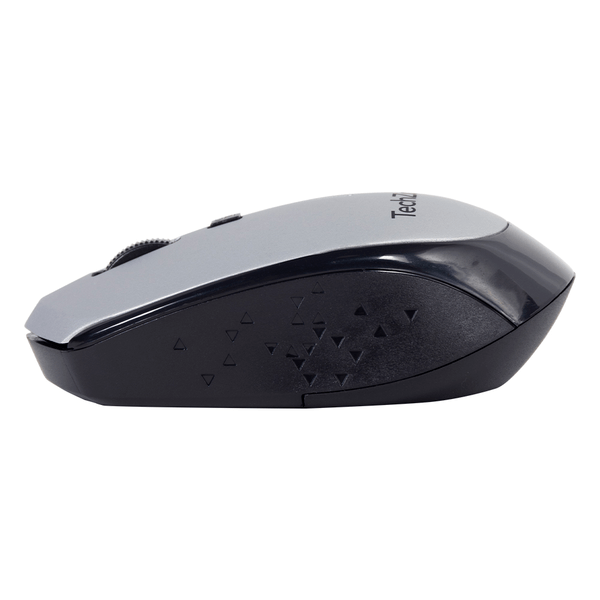 Techzone Mouse Inalámbrico 1600 Dpi Plata 1 Pz - H-E-B México